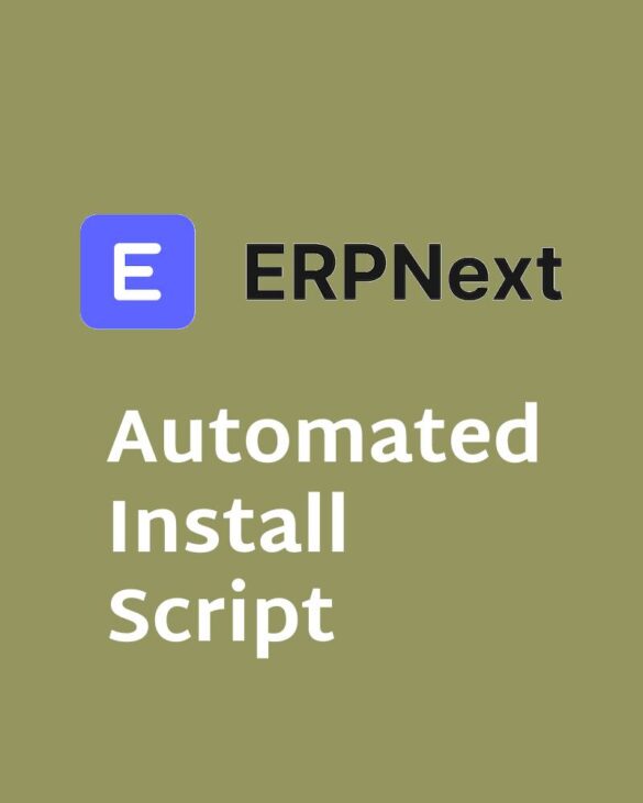 ERPNext Automated Install Script - Code with Karani ERPNext Automated Install Script - Code with Karani